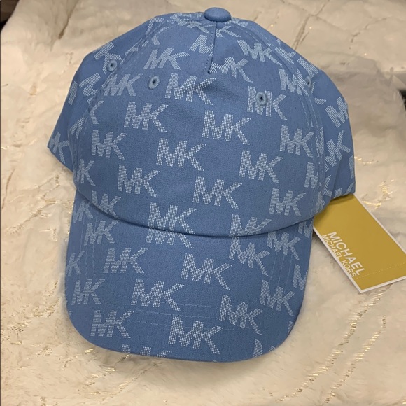 MICHAEL Michael Kors | Accessories | Michael Kors Chambray Monogram Cap ...